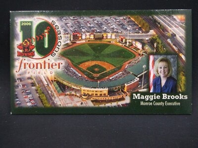 FRONTIER FILED Maggie Brooks Rochester Red Wings Promotional Magnet | eBay
