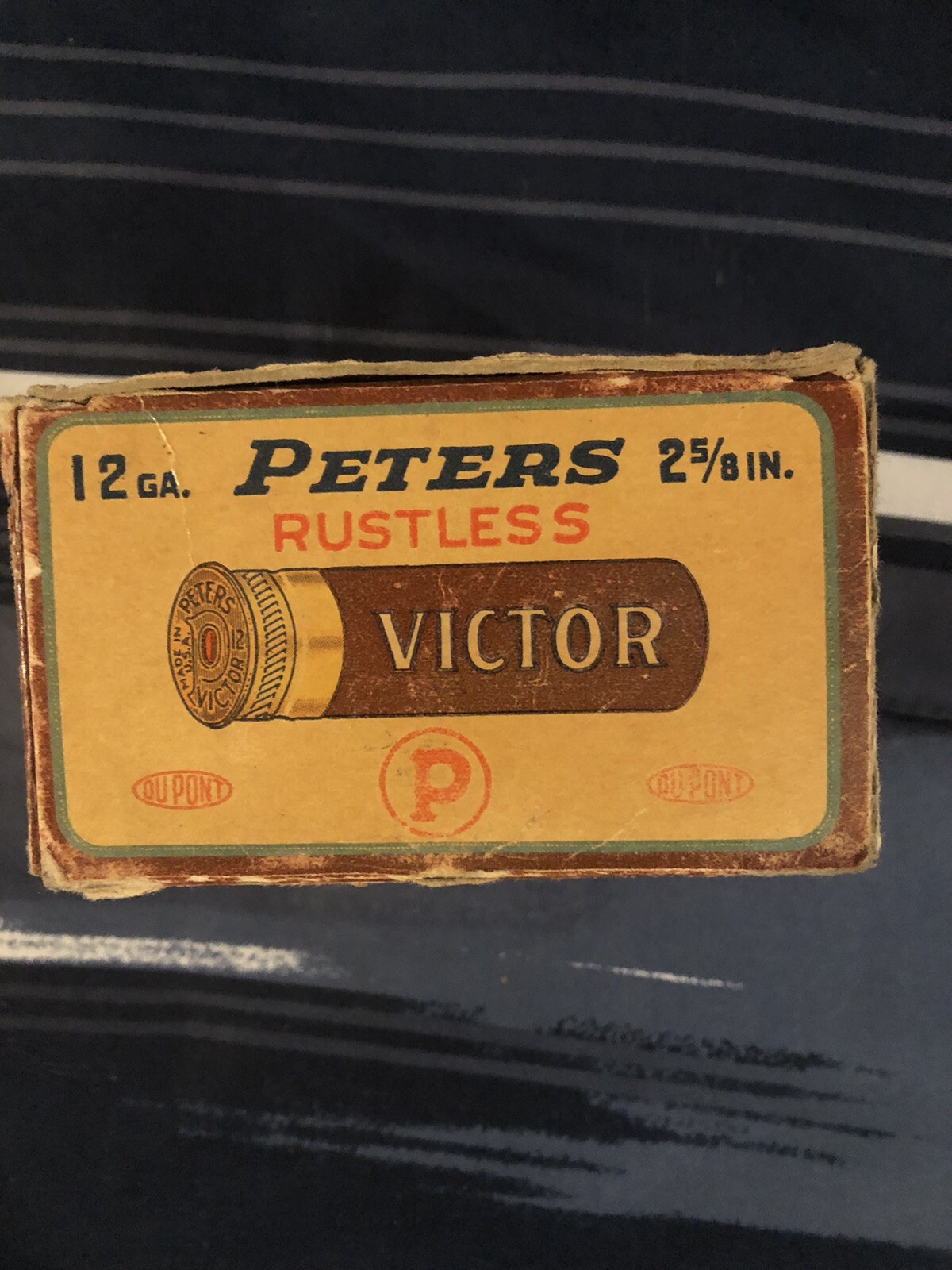RARE Peters VICTOR 12 GA Smokeless Shotgun Shells Empty BOX | eBay