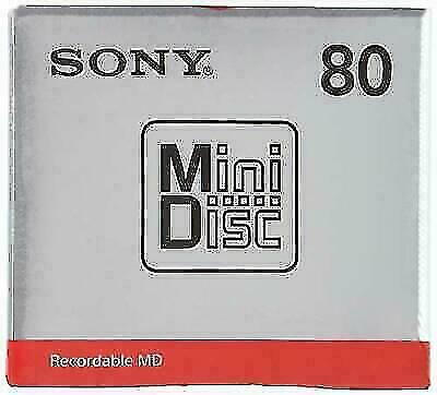 Sony MDW80T MD 80 Minutes Recordable Blank MiniDisc 10 pieces set | eBay