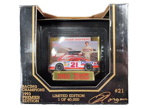 1993 Racing Champions Limited Ed. Morgan Shepherd #21 Diecast w/Display ...