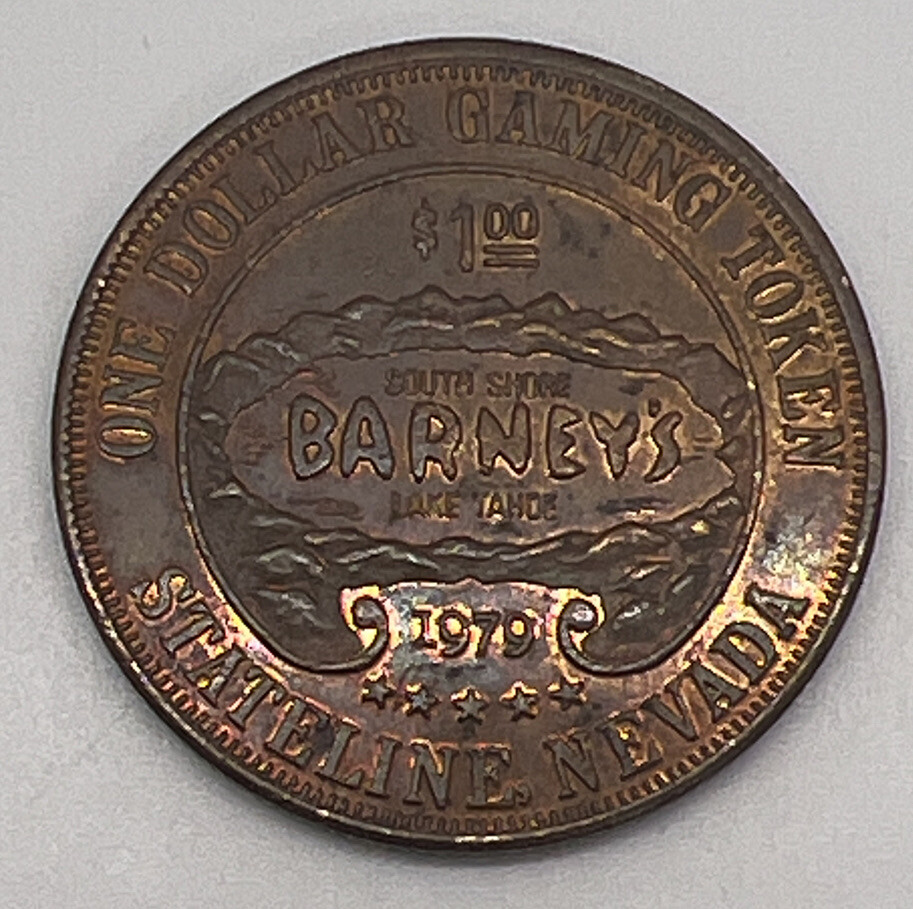 Barney’s South Shore Lake Tahoe Casino Stateline NV $1 Slot Gaming ...