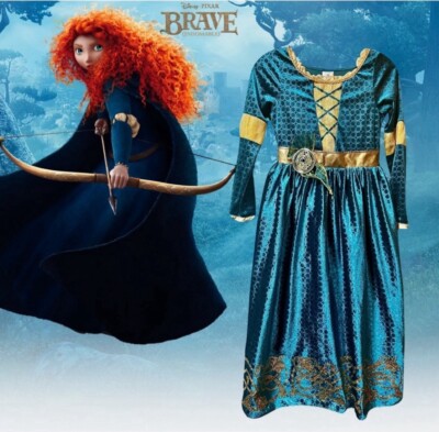Disney store Merida Brave Costume Child Size 9/10. | eBay