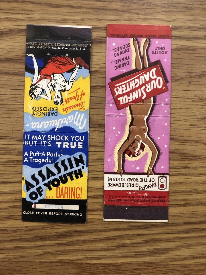 RARE VINTAGE LOT OF 16 GIRLIE PINUP GIRLS BURLESQUE THEATRES MATCHBOOK ...