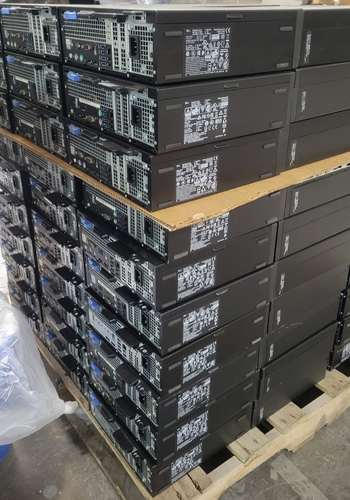 BULK Pallet of 120 Dell Optiplex SFF Desktop PCs, Core i5 i7 6-9th Gen ...