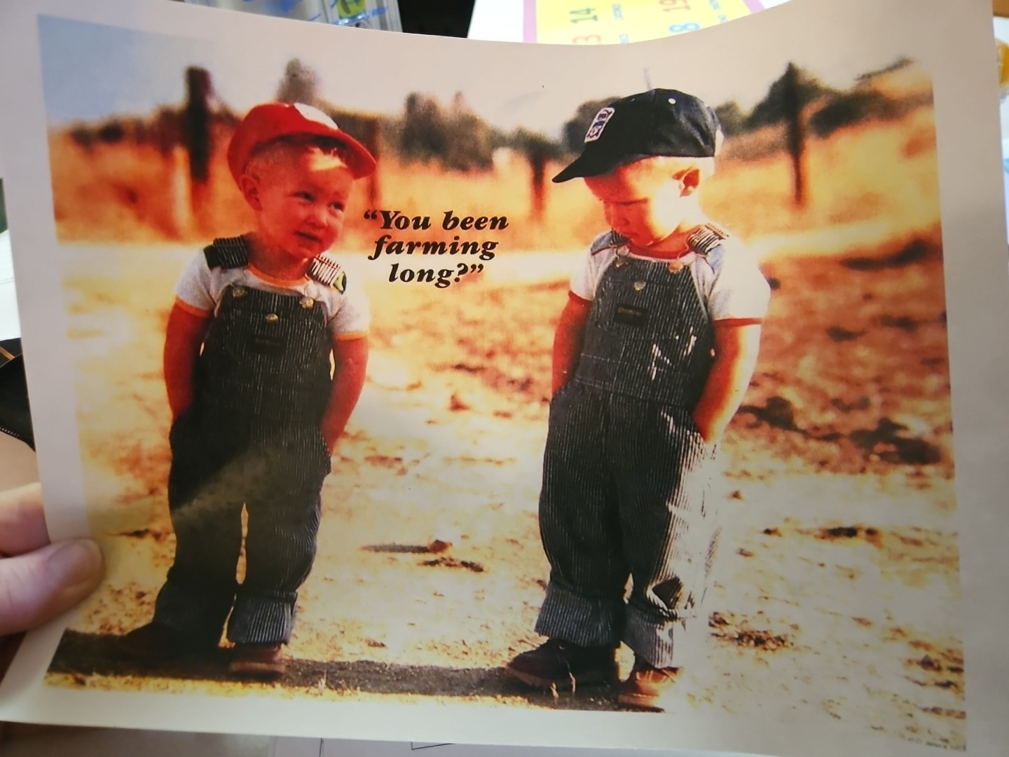 You Been Farming Long Picture Print 8x10 Children & Infants 1934 ...