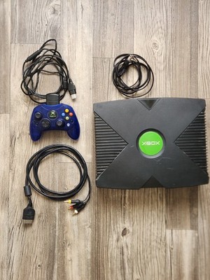 Microsoft Xbox Original OG Console + Controller & AV Cable Tested ...
