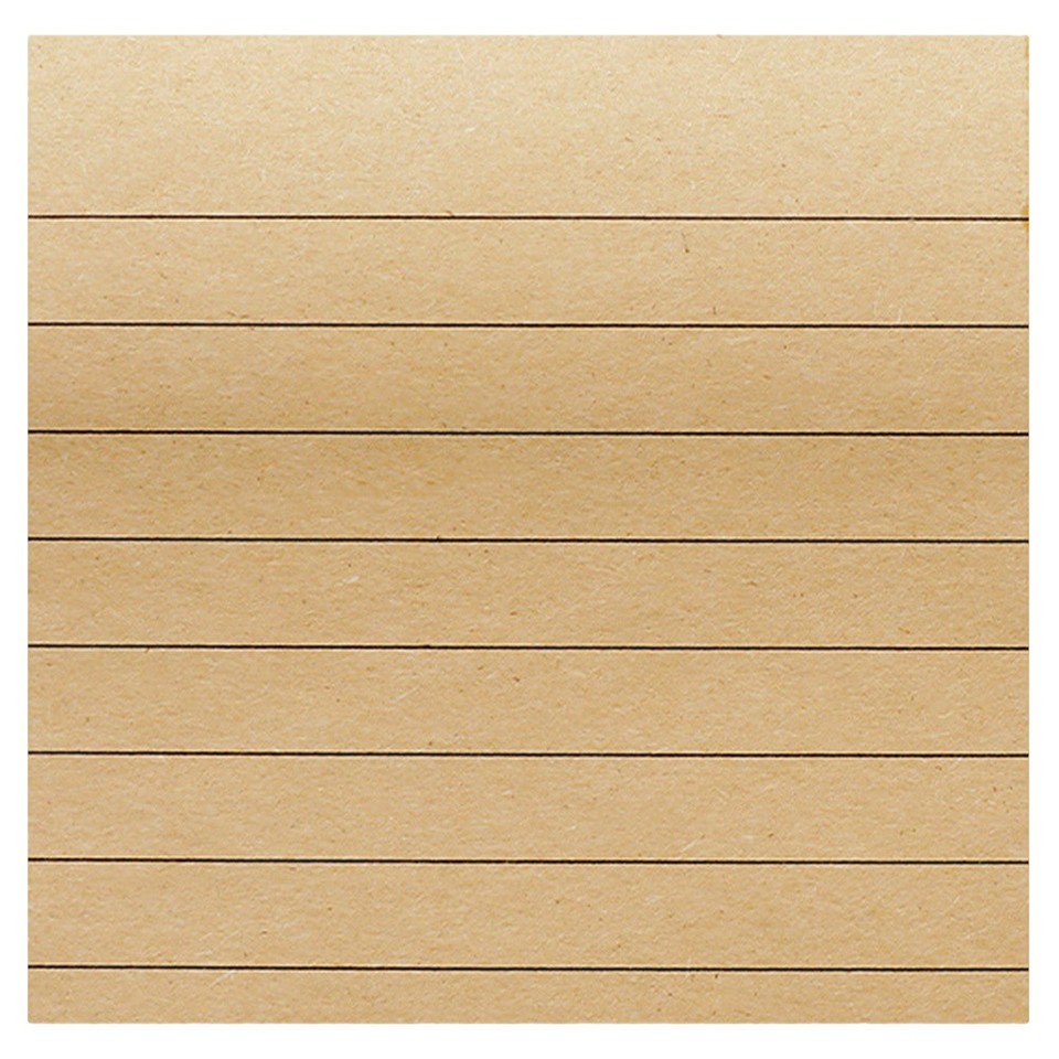 7pcs Simple Kraft Paper Horizontal Line Paper Note Creative Square ...