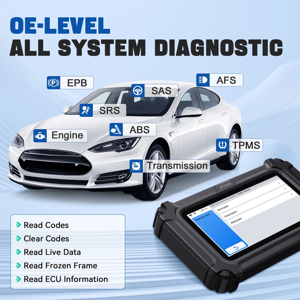 XTOOL Bidirectional Car OBD2 Scanner Full Diagnostic Tool for Toyota ...