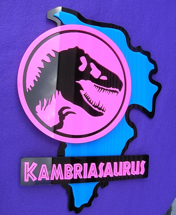 Jurassic Park restroom door sign 3D ART sign Nublar new Dinosaur Rex ...