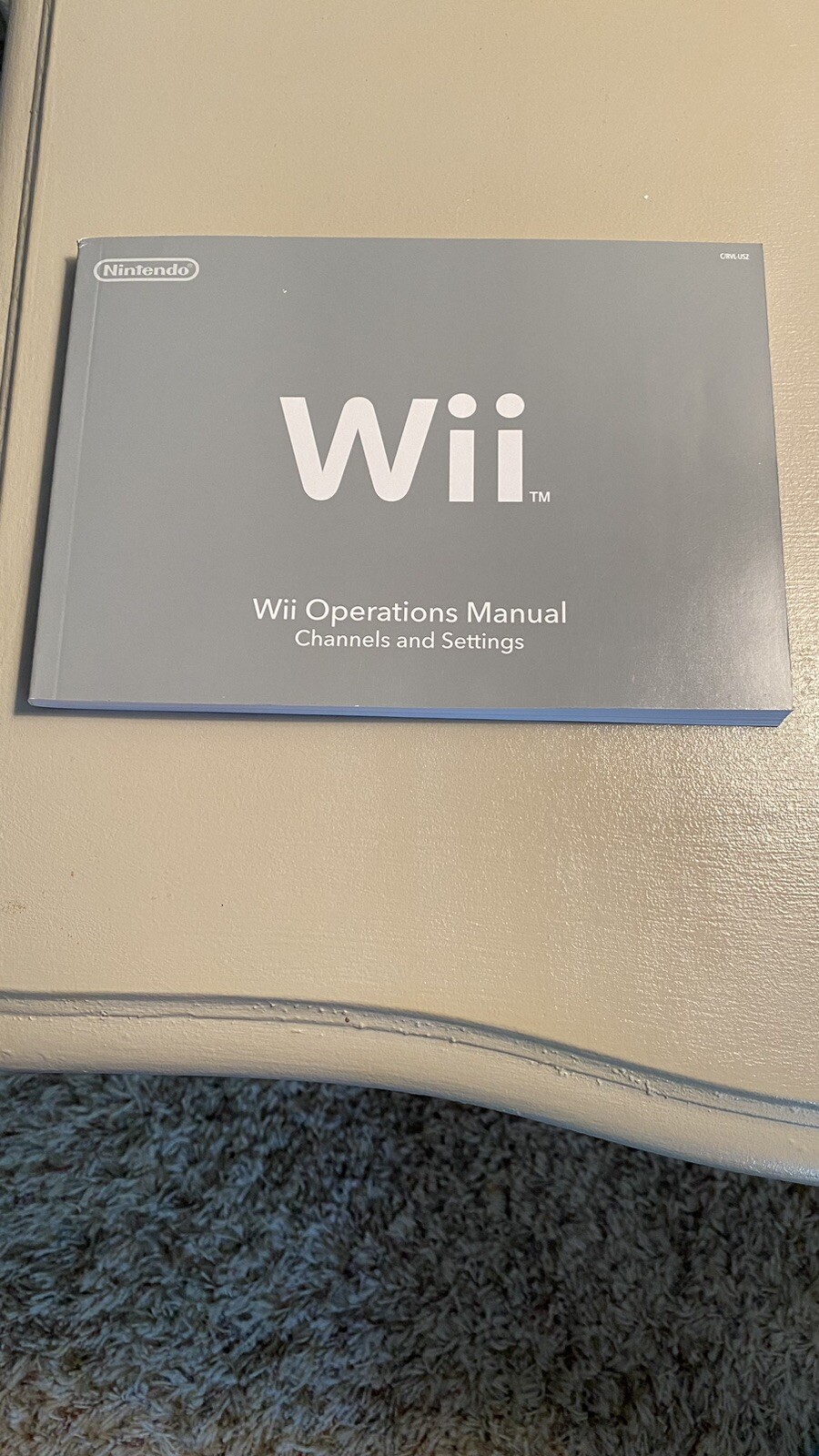 Nintendo Wii Operations Manual Channels And Settings Guide Book | eBay