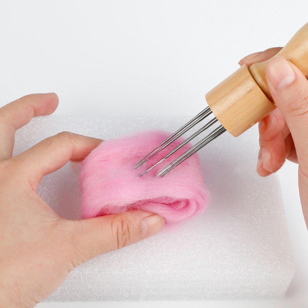 Effortlessly Create Amazing Wool Felt Crafts with our Wooden Handle Kit ...