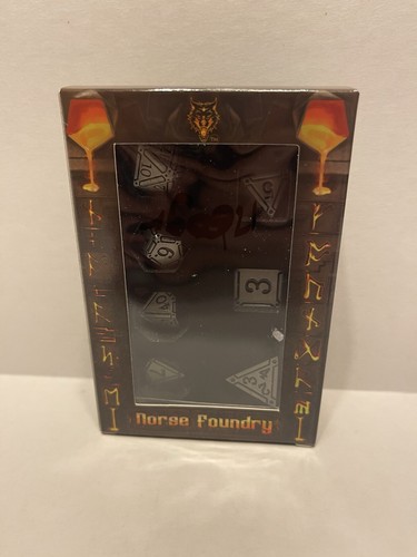 NORSE FOUNDRY- IRONWORKS - HOLY AVENGER 7 PIECE RPG SET ALLOY DICE | eBay