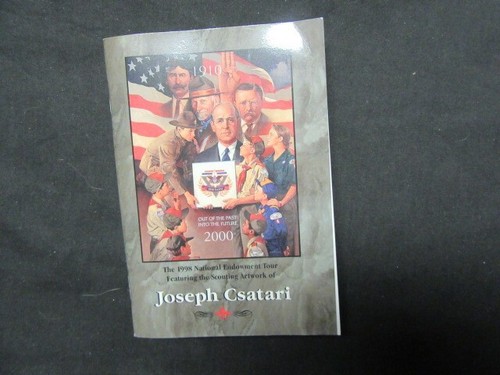 1998 National Endowment Tour BSA Joseph Csatari Artwork Booklet, Signed ...