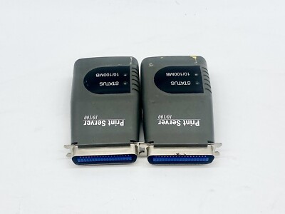 lot of 2 PrintSir Plus 10/100 Ethernet Parallel Print Server | eBay