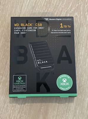 WD BLACK C50 1TB Expansion Card Xbox Series X|S Gaming Console SSD ...