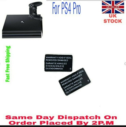 Sony PS4 Playstation 4 PRO Replacement Warranty Seal Sticker 2 Piece ...