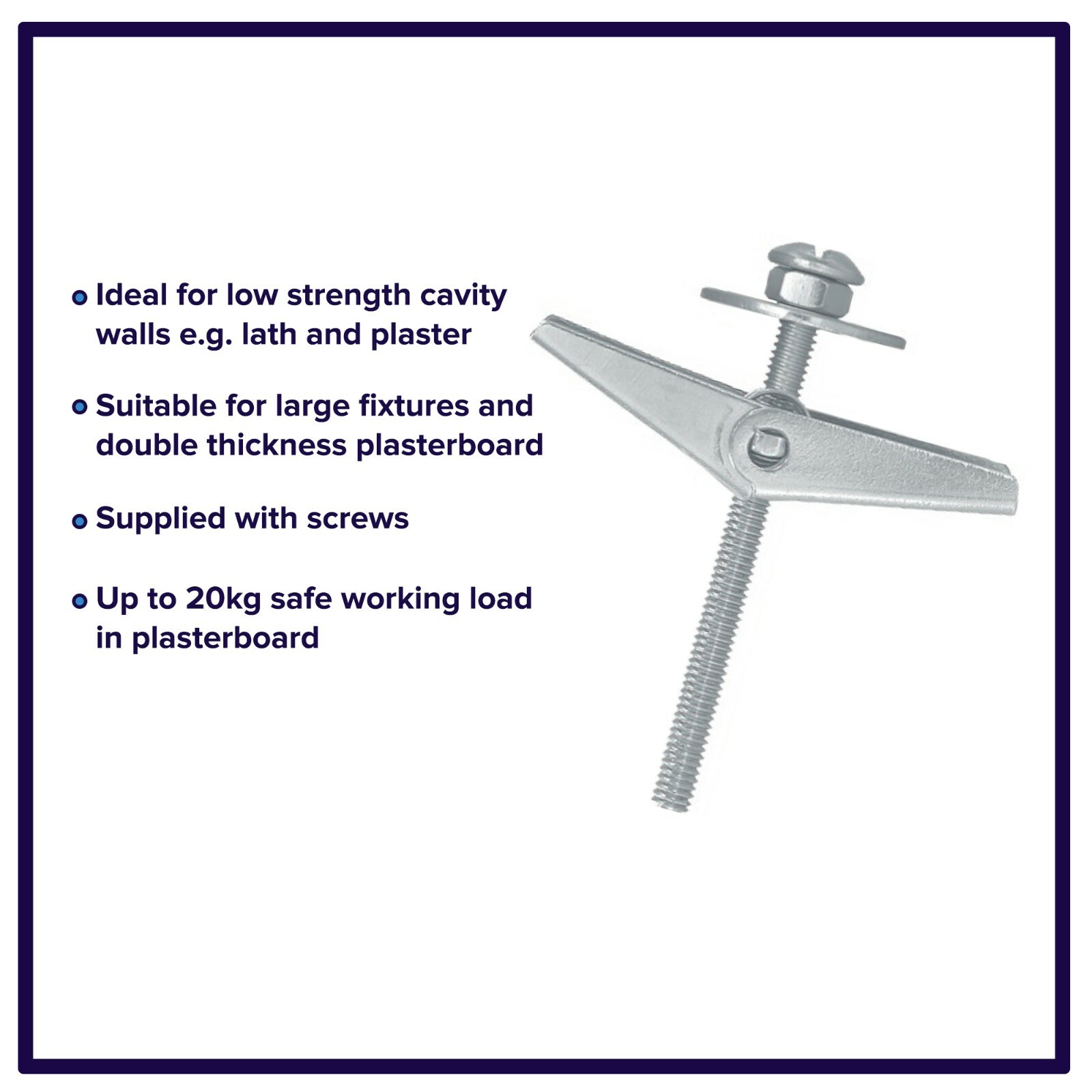 Rawl Spring Toggle M5X50 (Pk 1 00) 94-436 for sale online | eBay