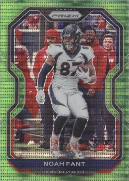 2020 Panini Prizm - Noah Fant #112 Neon Green Pulsar Prizm for sale ...