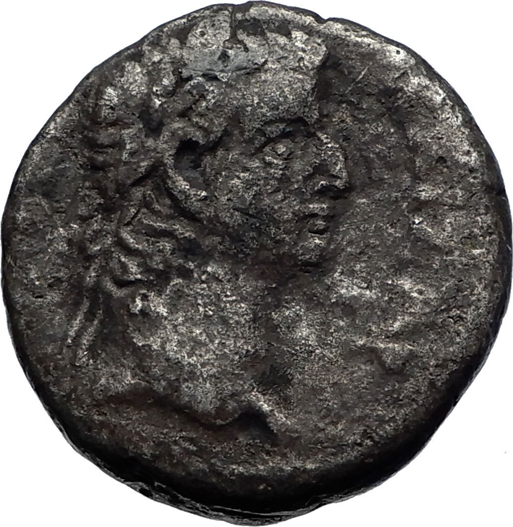NERO & TIBERIUS 66AD Ancient Roman Tetradrachm Coin Alexandria Egypt ...