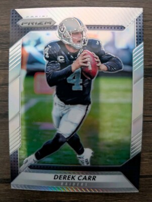 DEREK CARR 2016 Panini Prizm Silver Card PWE | eBay