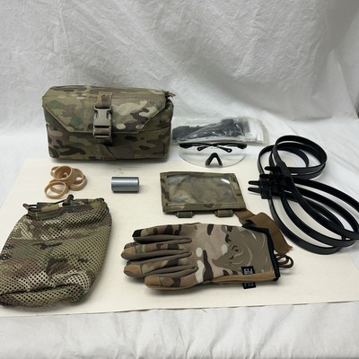 Special Operations Forces Soldier Lot Crye Multicam Gloves ESS TQ Cuff ...