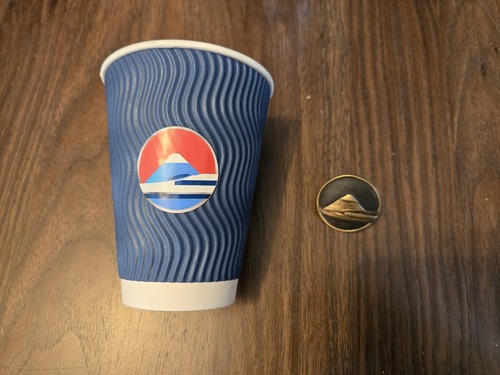 Bullet Train Movie Prop Original Production Used Coffee Cup And Pin ...