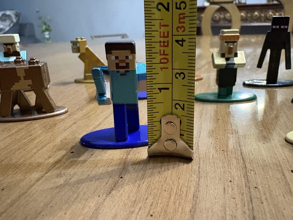 Minecraft Jada Diecast Mini Figures Set of 10 Metal, 1.65"-2" | eBay
