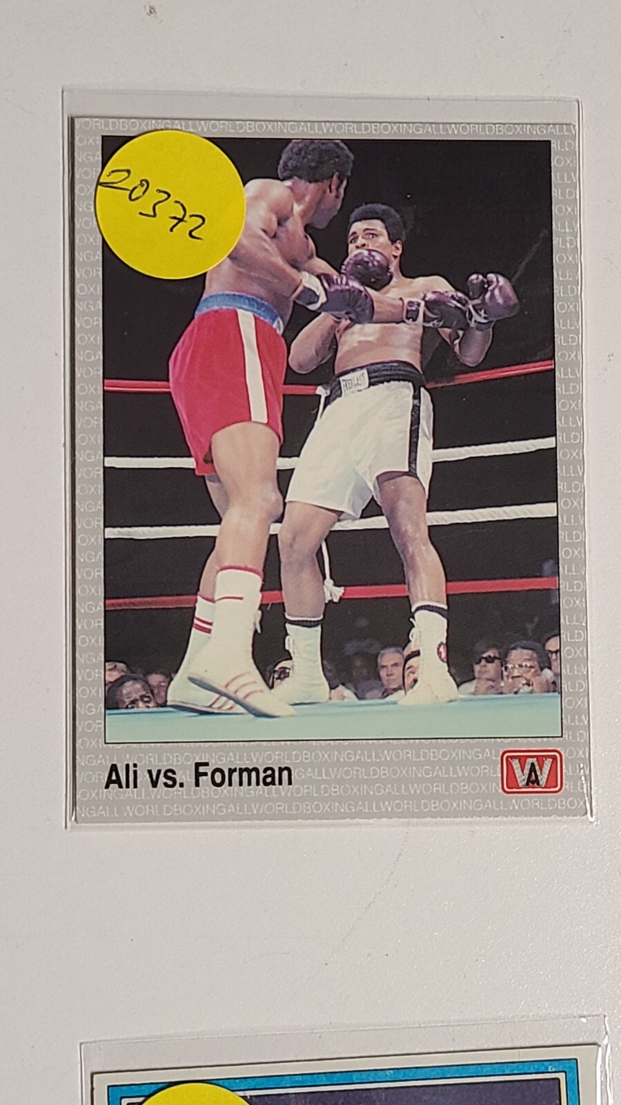 1991 All World Boxing Ali vs. Forman#147 | eBay