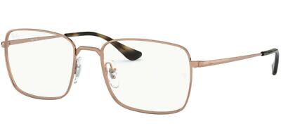 New Rx-able RAY-BAN Eyeglasses RB 6437 2943 51-18 Copper Bronze ...