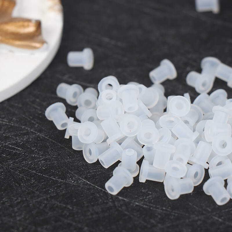 50PCS CISS Hollow Plug Transparent Ink Rubber Plug Empty Connector for ...