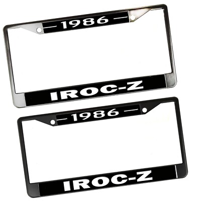 1985 - 1990 Camaro IROC-Z Classic Muscle Car Metal One License Plate ...