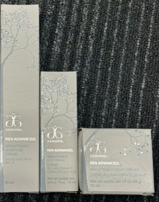 Arbonne Re9 Advanced Brightening Set Brand New Day Night Eye BRAND NEW ...