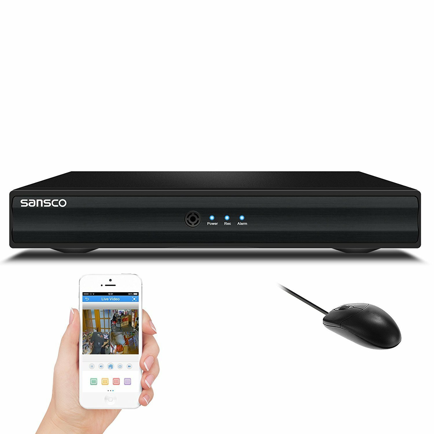 4CH CCTV DVR Video Recorder 1080N HD with Hard Drive for Home Security ...