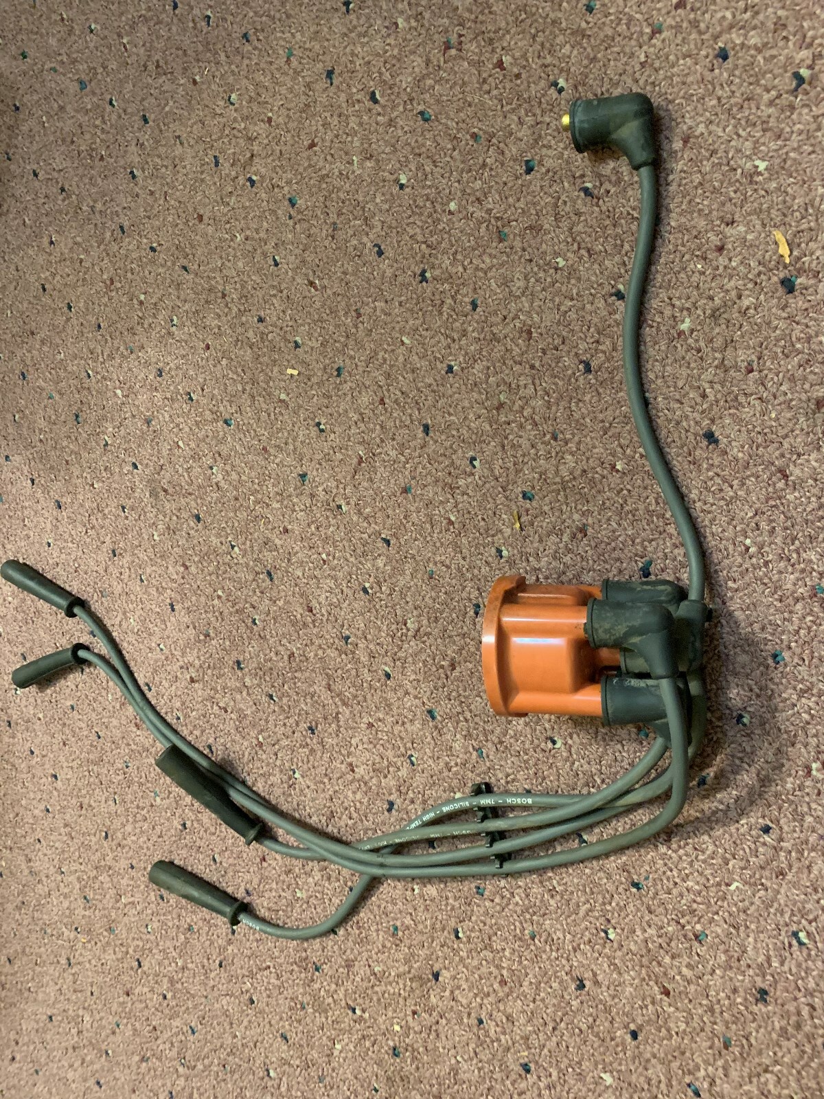 81 - 87 Classic Saab 900 8V Engine Bosch Distributor Cap & Spark Plug ...