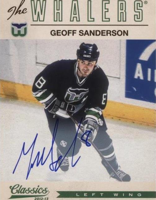 2012-13 Panini Classics Signatures - Geoff Sanderson #149 Autographs ...