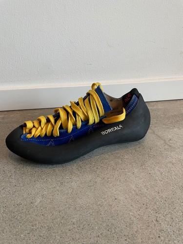 Boreal Rock Climbing Shoes Mens 9 Blue Suede Retro Boulder Gym Zephyr ...