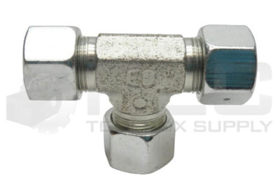 NEW PARKER T16ZSCF UNION TEE FITTING, 16mm OD TUBE, EO 24° CONE END | eBay