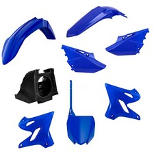 Rtech Revolution Yamaha YZ 125 250 Restyle Plastic Kit Full Blue Clear ...