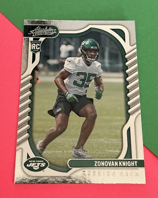 2022 Football Panini Absolute Zonovan Knight New York Jets #200 RC ...