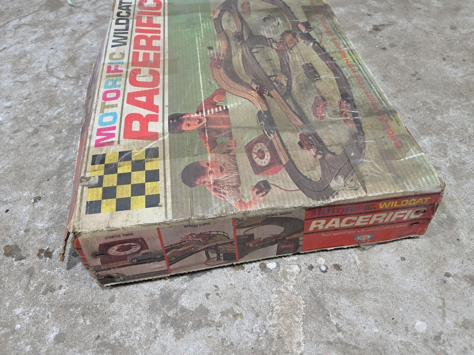 60s Old Toy 1967 - Ideal Motorific Wildcat Racerific Remote Control ...