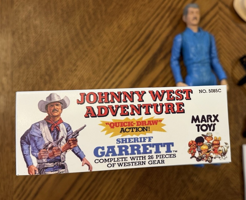 Marx Johnny West Adventure Quick-Draw Sheriff Garrett | eBay