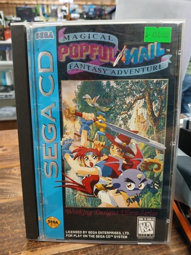 Popful Mail Sega CD 1995 Magical Fantasy Adventure CIB Rare | eBay