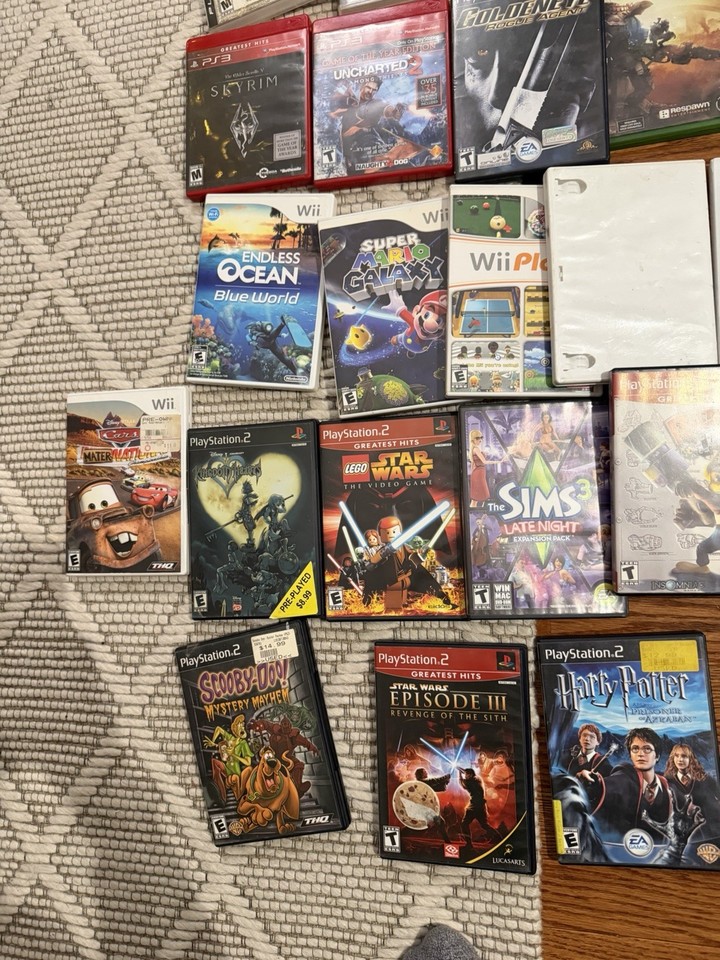 Used EMPTY Video Game Cases Lot 67 PS2 WII PS3 XBOX (NO GAMES NO ...