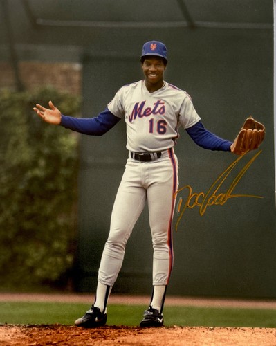 DWIGHT “Doc” GOODEN Signed Autographed 8x10 In NY Mets ORANGE! RARE ...