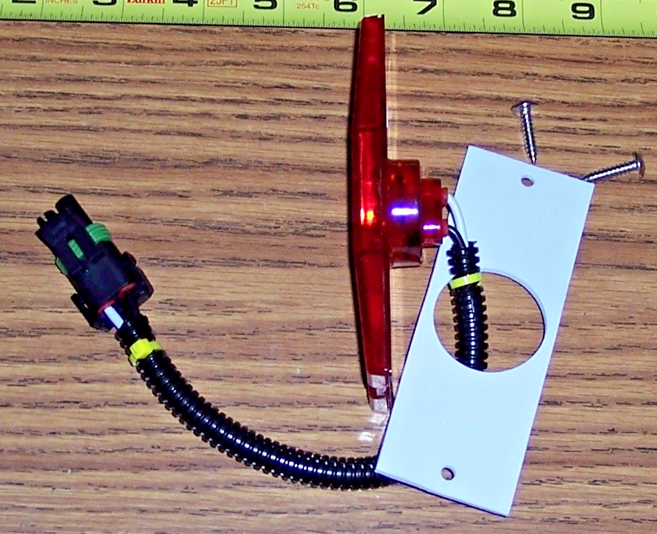 RED LED MARKER LIGHT~ REPLACES DIALIGHT 45 SERIES ~ RV GILLIG COACH 51 ...