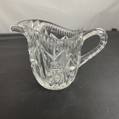 SMALL VINTAGE CLASSIC CRYSTAL CREAMER | eBay