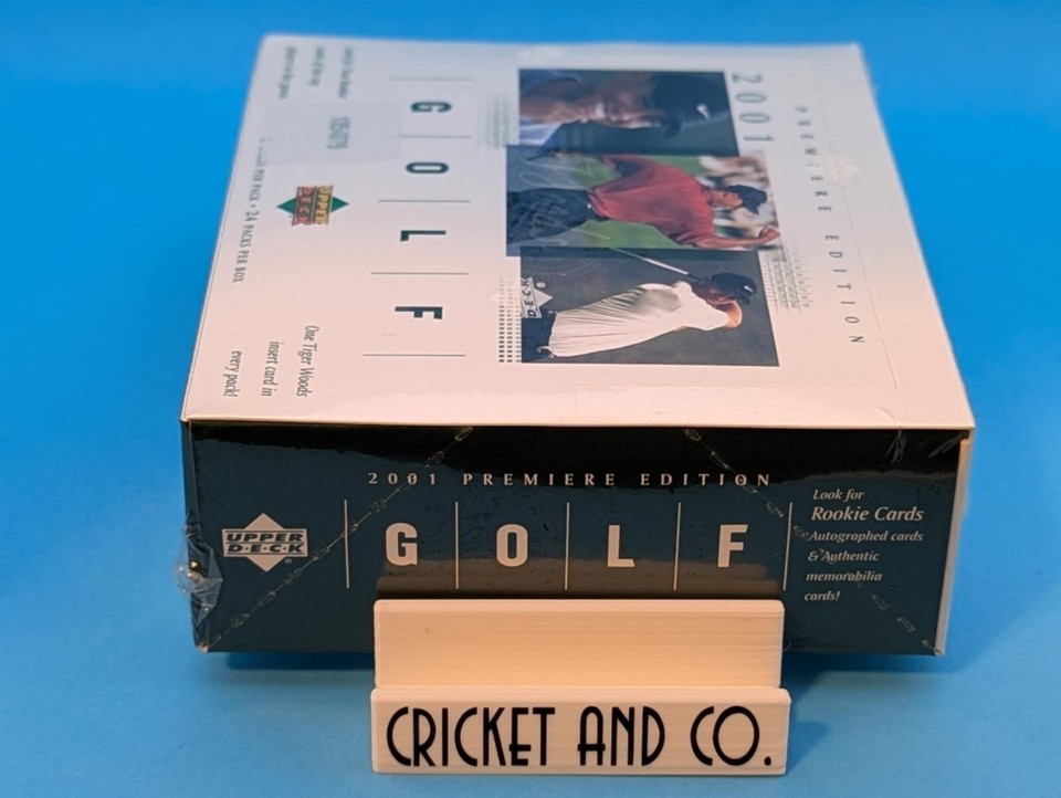 2001 Upper Deck Golf Hobby Box Factory Sealed Tiger Woods Rookie | eBay