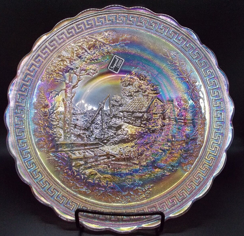 Contemporary IG Reissue SMOKE Carnival Homestead Chop Plate-Outstanding ...