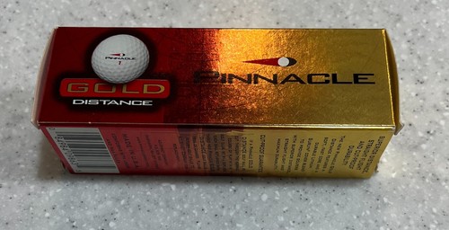 Pinnacle Gold Distance 1 Sleeve of 3 Premium Golf Balls - NEW w/ Logo ...