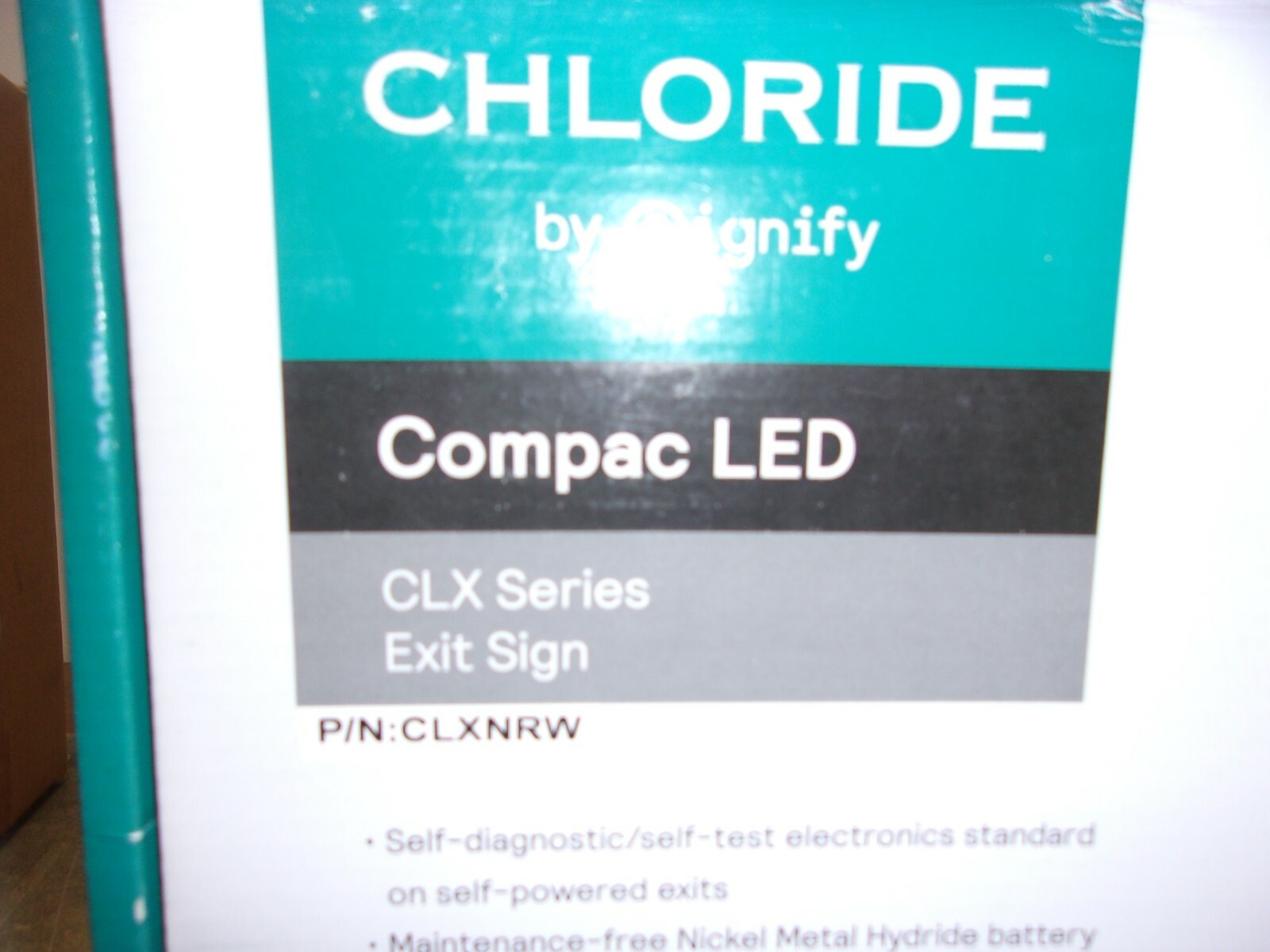 CHLORIDE CLXNRW 12O-277V CLX SERIES RED EXIT LIGHTS | eBay